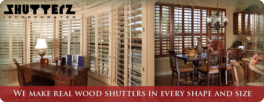 Real Wood Shutterz: Classic Texture with Bull-Nose Z Frame