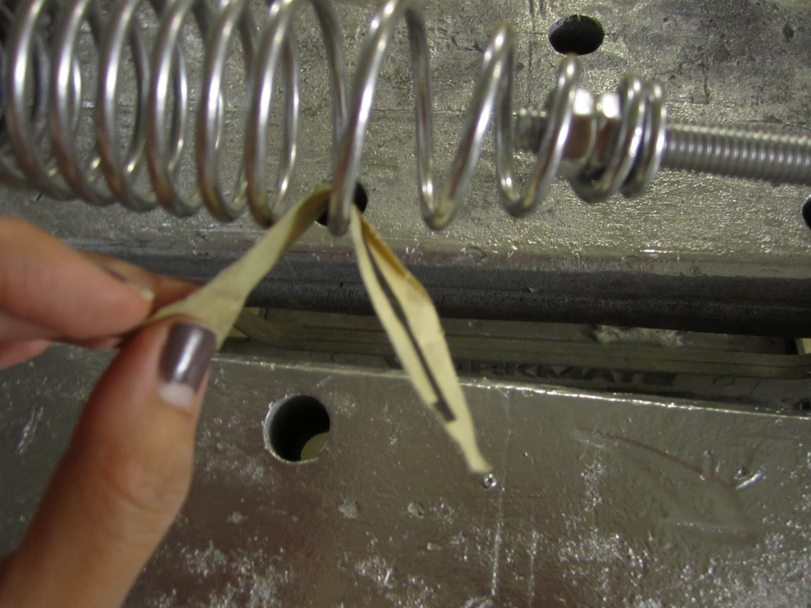 The Sketchy Easel: How to clean the saddle springs on a bicycle.