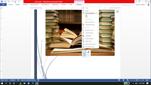 Front Page in MS Word