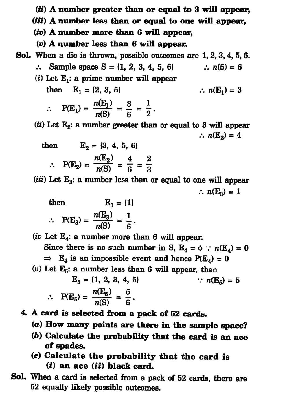 Probability class 11 math - Studypur