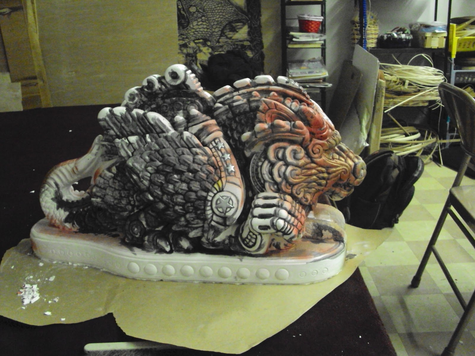 Art and Madness in the Post- Industrial Apocalypse: Plaster Dragons and ...