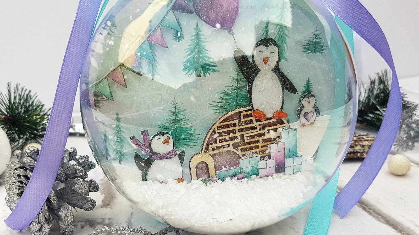 El caracol verde: DIY: Bola de Navidad