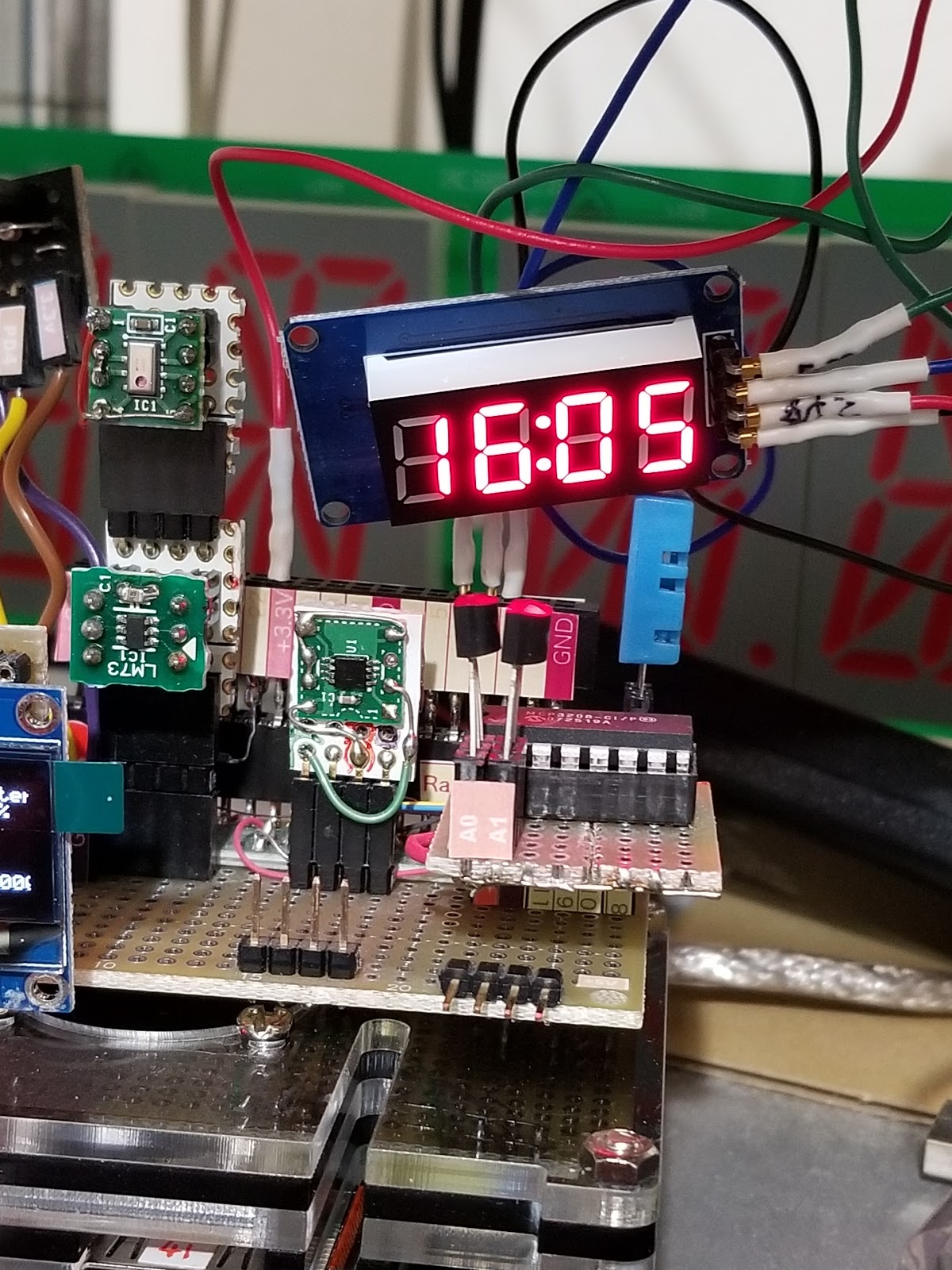Shinshinshin Tm1637 7 Segment Display On A Raspberry Pi