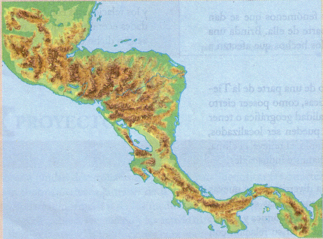 Caracteristicas De Centro America Mapa