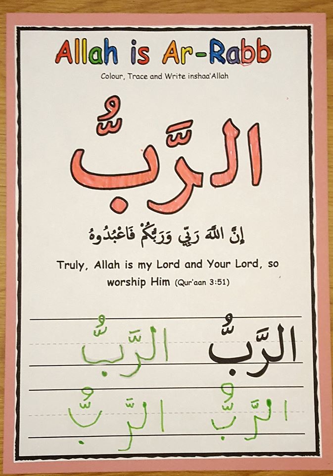 Iman's Home-School: Knowing Allah ~ Wall Display Activity Pack
