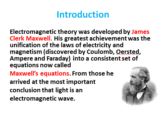 Electromagnetic Theory (Class Notes)