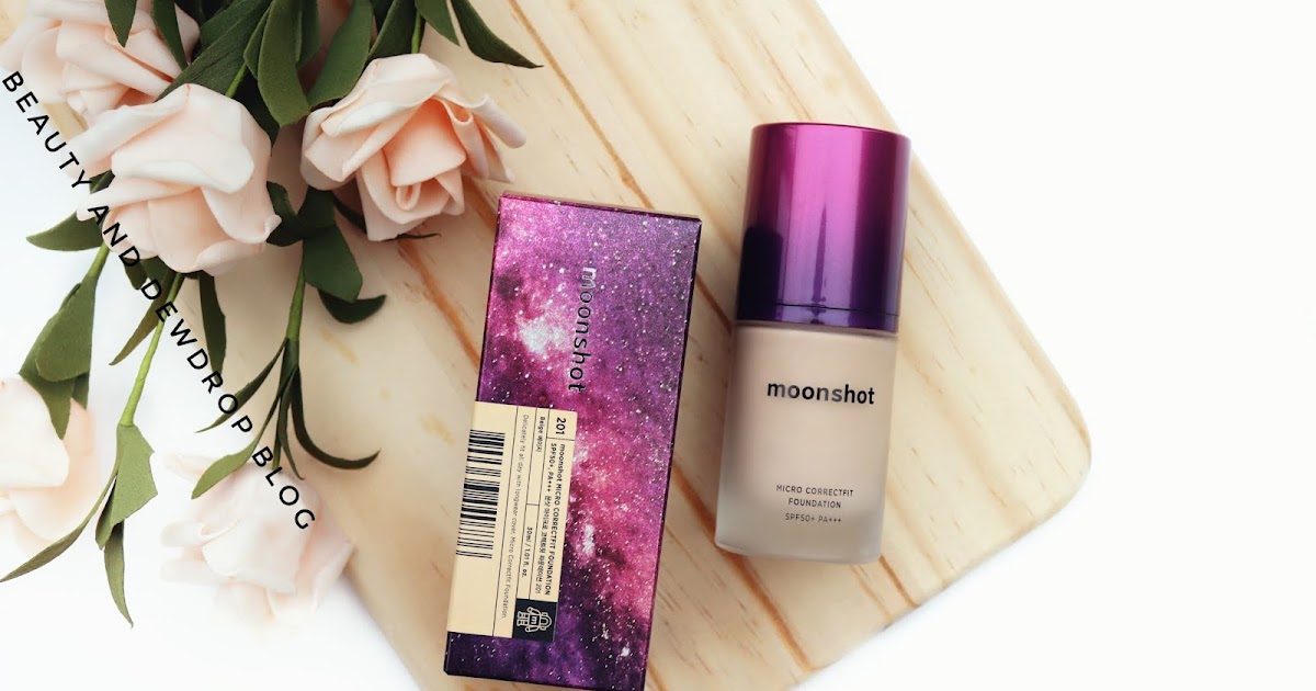 [Review] moonshot Micro Correctfit Foundation 201 | Beauty & Dewdrop Blog