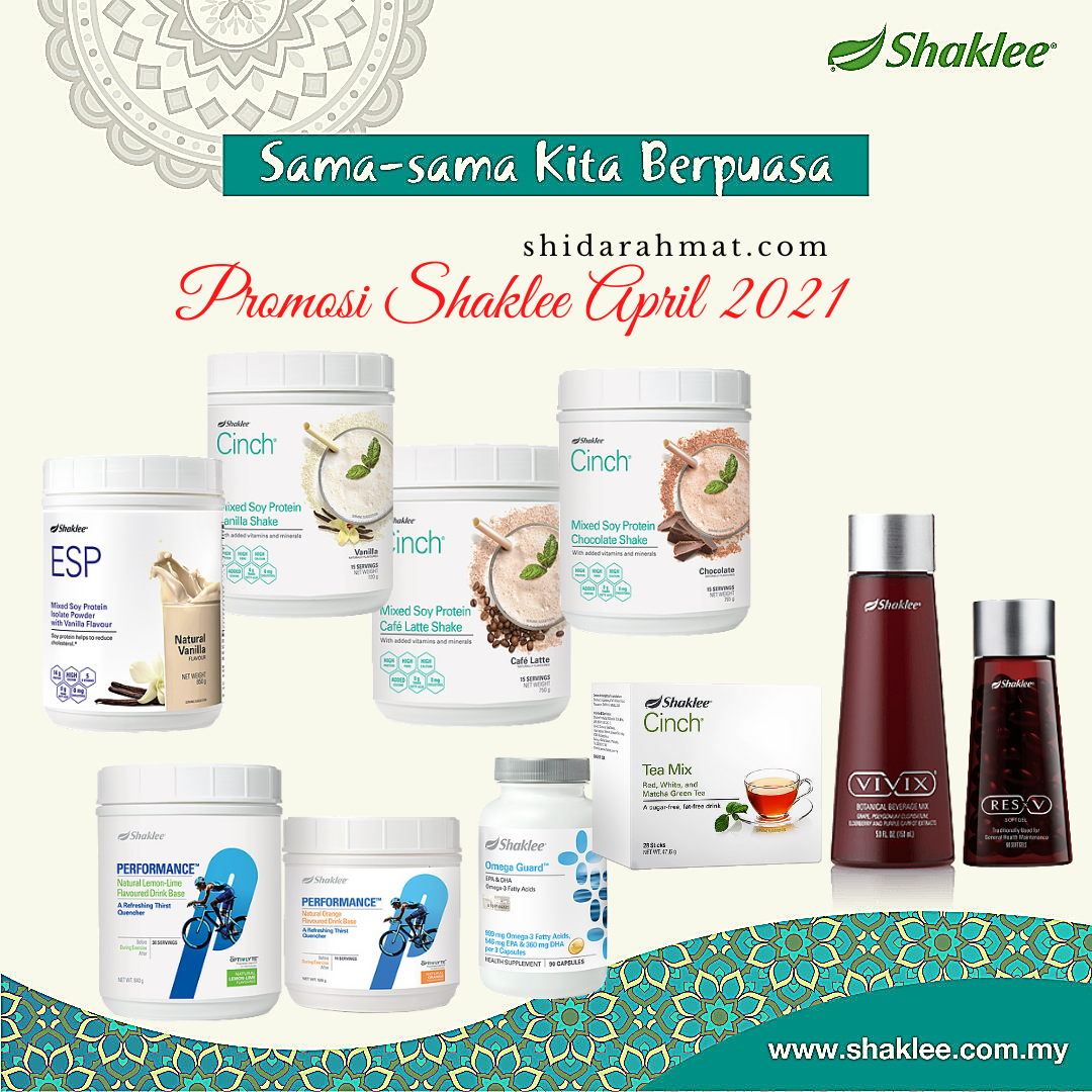 Promosi Shaklee April 2021