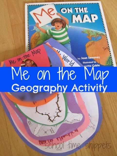 My Special Place on the Map Flip Book | School Time Snippets