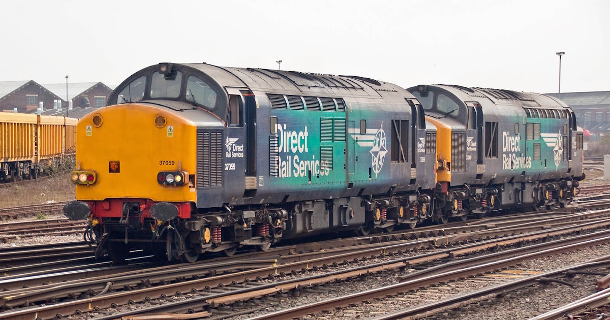 47s and other Classic Power at Southampton: 37059 + 37069 return to ...