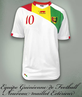 Todos Los Partidos Entre Selecciones: Nuevas camisetas de Guinea
