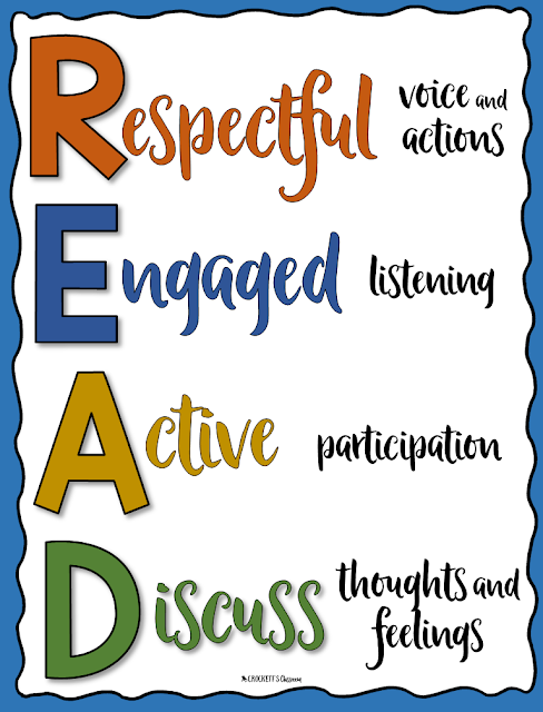 Read Aloud Expectations - Crockett's Classroom