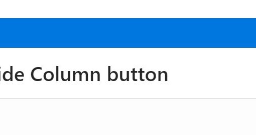 Expand / Collapse Right Side Column button overlapping with region button