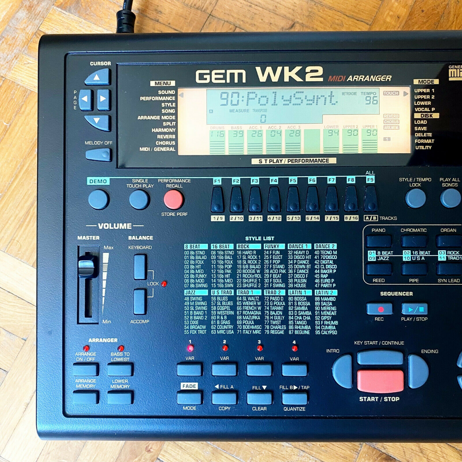 MATRIXSYNTH: GEM WK2 (1990) Vintage Expander Synth & Polyphonic Rhythm ...