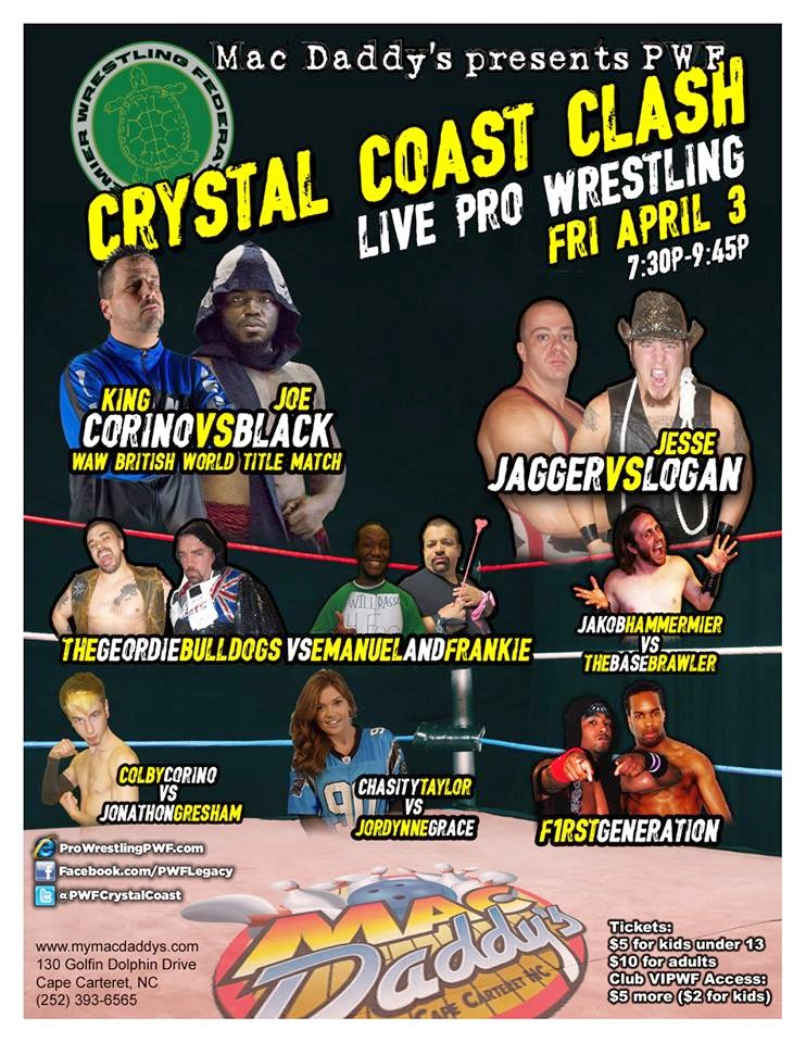 Premier Wrestling Federation: PWF Results-2015