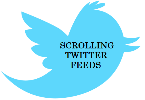 Scrolling twitter ticker - userchlist