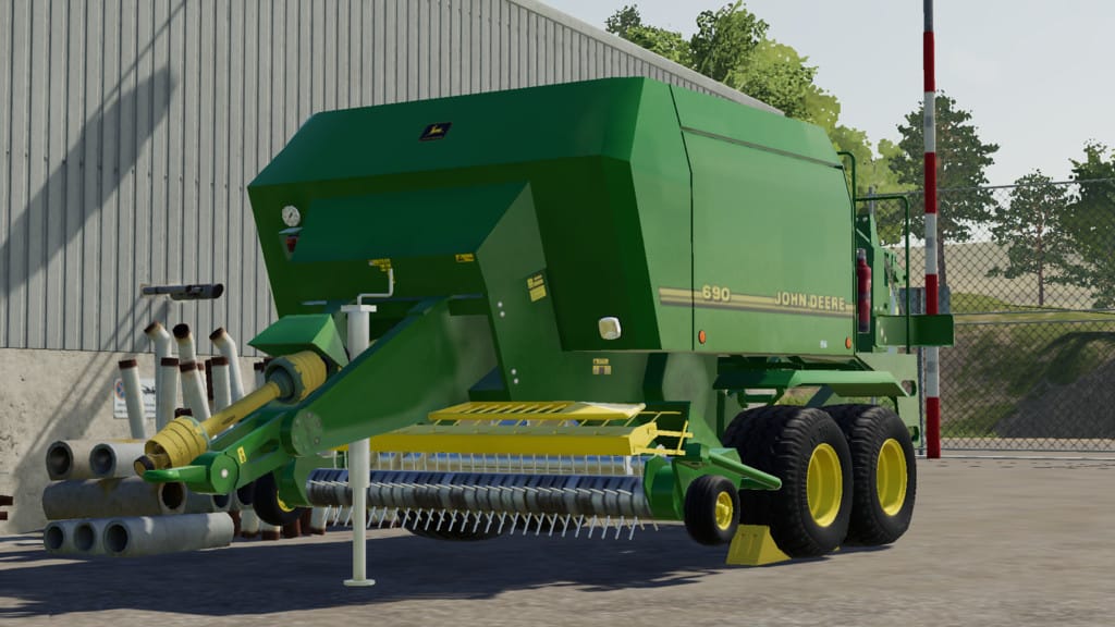 FS19 John Deere 690 BALER - FS 19 & 22 USA Mods Collection