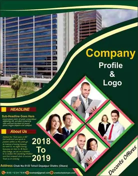 Business Brochure Design Template Cdr File Free Download(2452) Vector ...