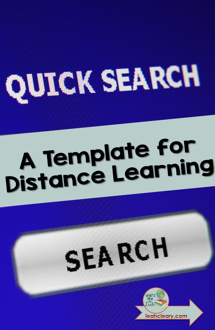 A Template for Distance Learning - Leah Cleary