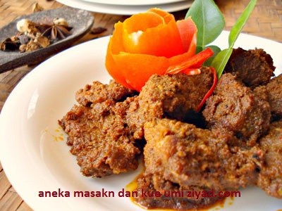 Cara membuat rendang daging khas sunda | Aneka masakan dan kue