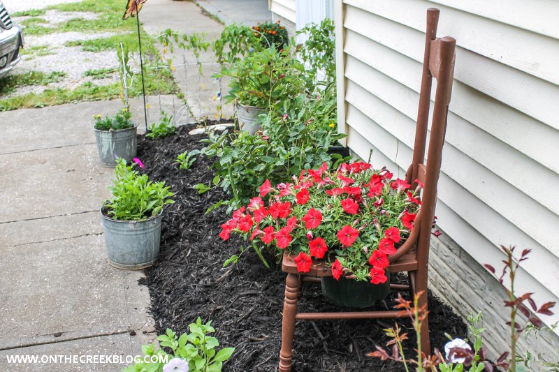 Chair Planter Ideas - Tiff W. - on the creek blog