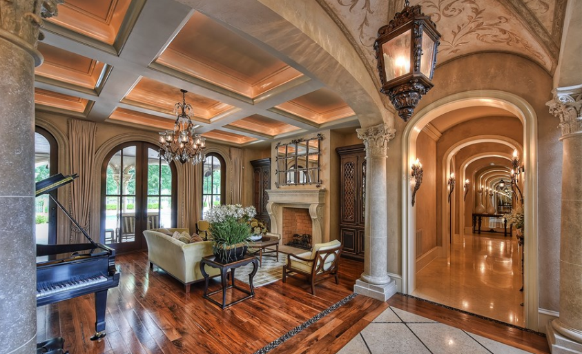 Unparalleled Spanish Manor in Charlotte, North Carolina ~ CASTLES® Magazine