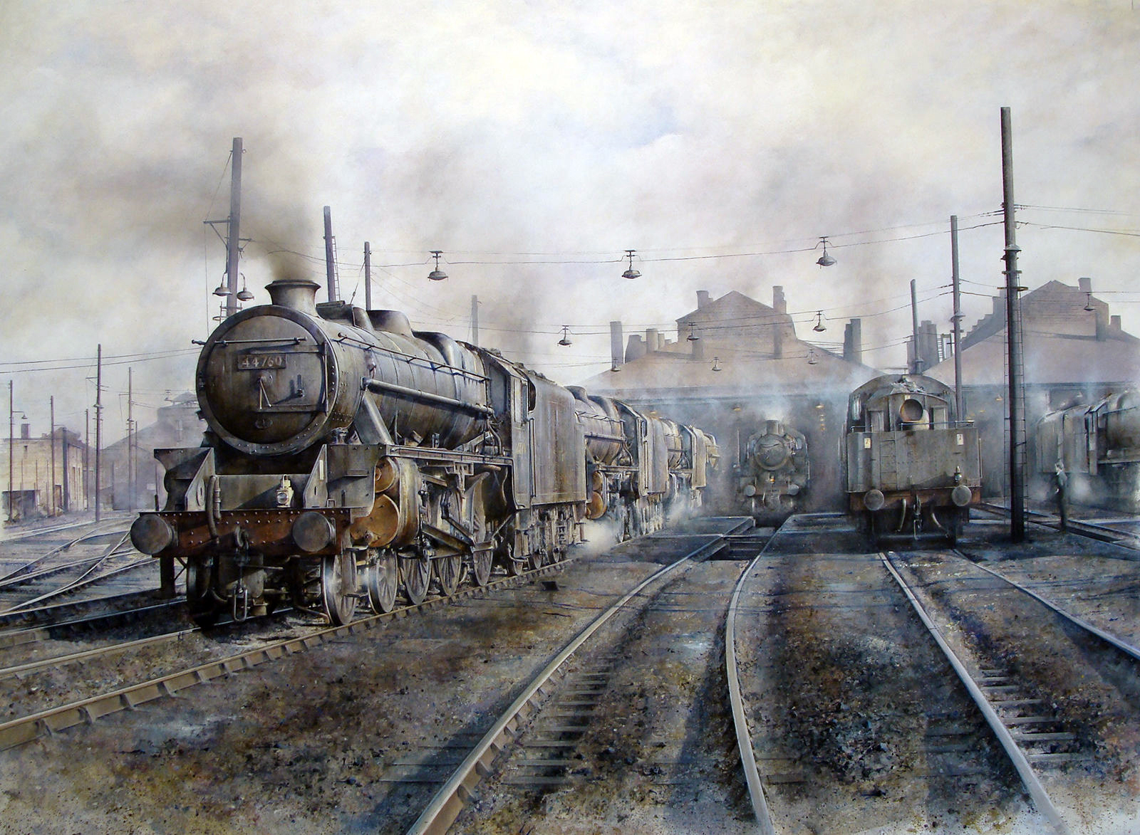transpress nz: Black Fives at Willesden, 1963, art