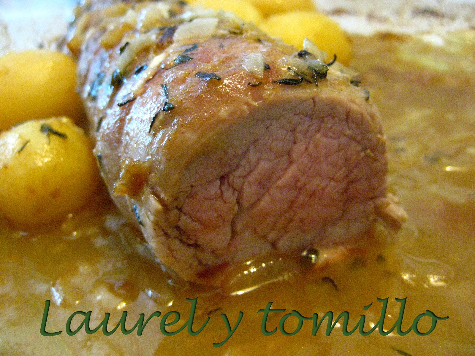 Laurel y tomillo: Solomillo de cerdo en salsa de cebolla