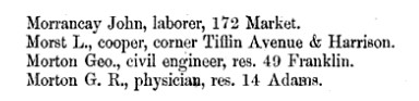 Sandusky History: Judge George Morton and Dr. George Morton