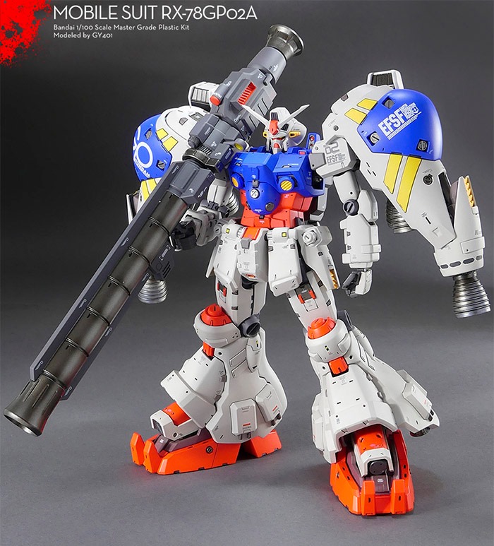 MG 1/100 Gundam GP02A Physalis (Painted) ~ Gundam Reference