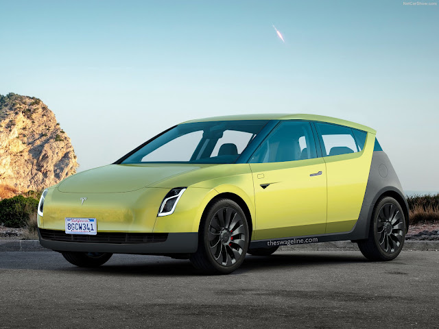 TheSwageLine Automotive Renderings: Tesla Compact