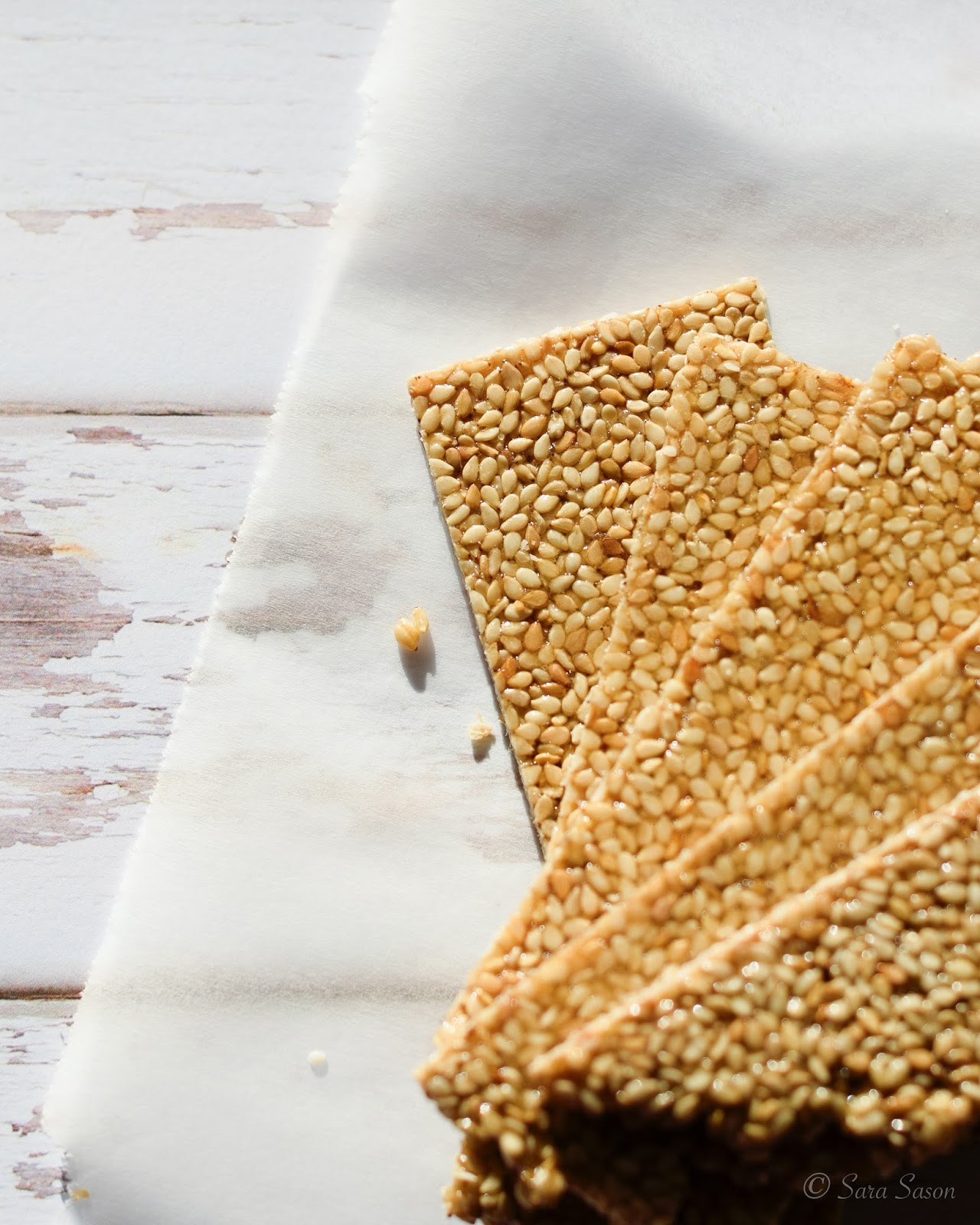 Cooking Sara - Food & Photo Blog: Croccante al sesamo