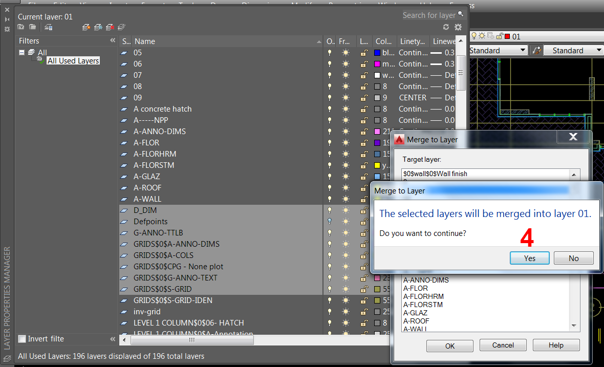 Merge autocad commands into one lisp - nimfaworking