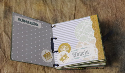 Nuestroscrap: Mini álbum familiar