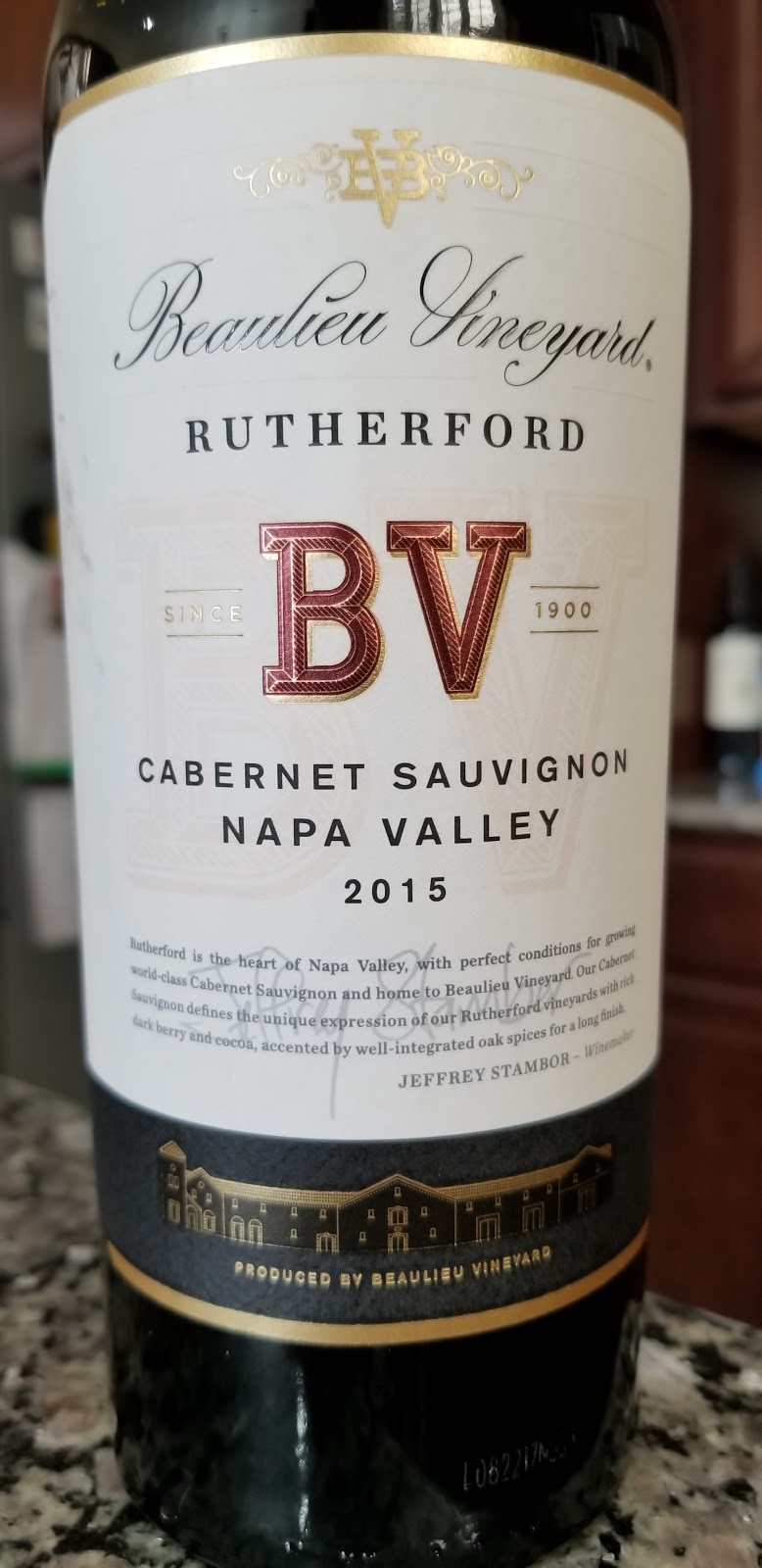 Wine Reviews For The Average Wine lover: The Desert Wine Guy - 2015 BV ...