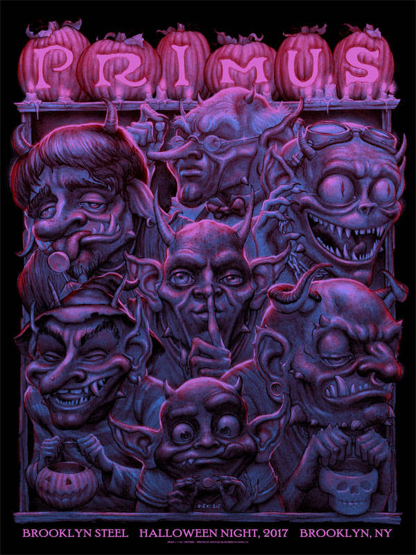 INSIDE THE ROCK POSTER FRAME BLOG: Primus New York Poster By NC Winters ...