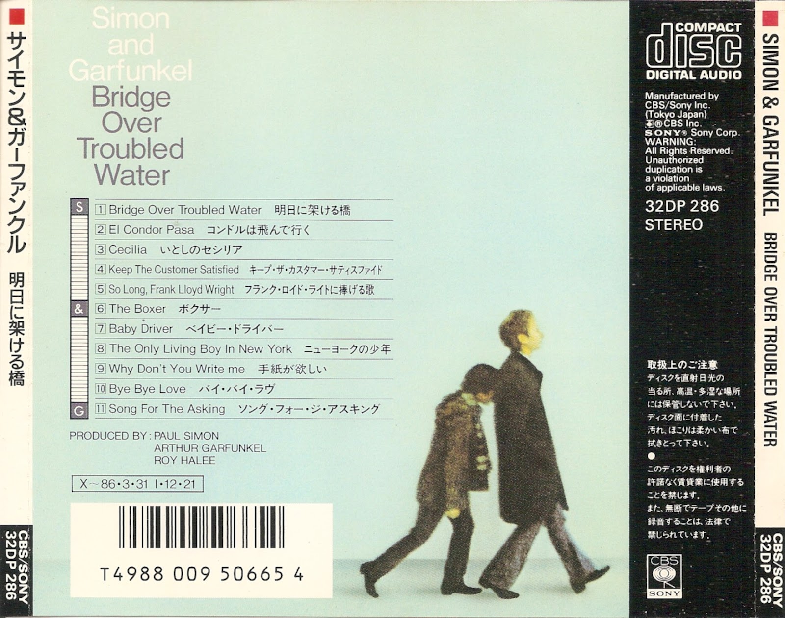 The First Pressing CD Collection: Simon and Garfunkel - Bridge Over ...