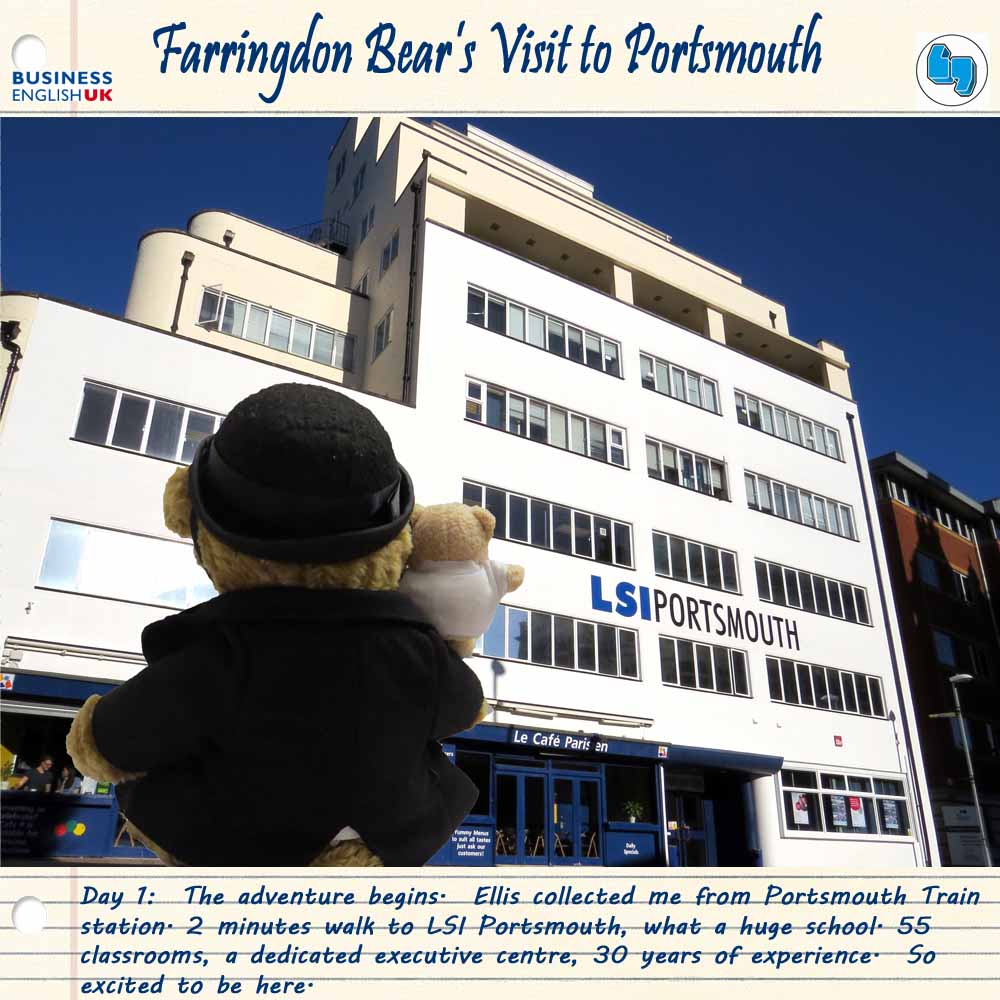 Farringdon Bear from BEUK comes to visit LSI/IH Portsmouth - LSI/IH ...