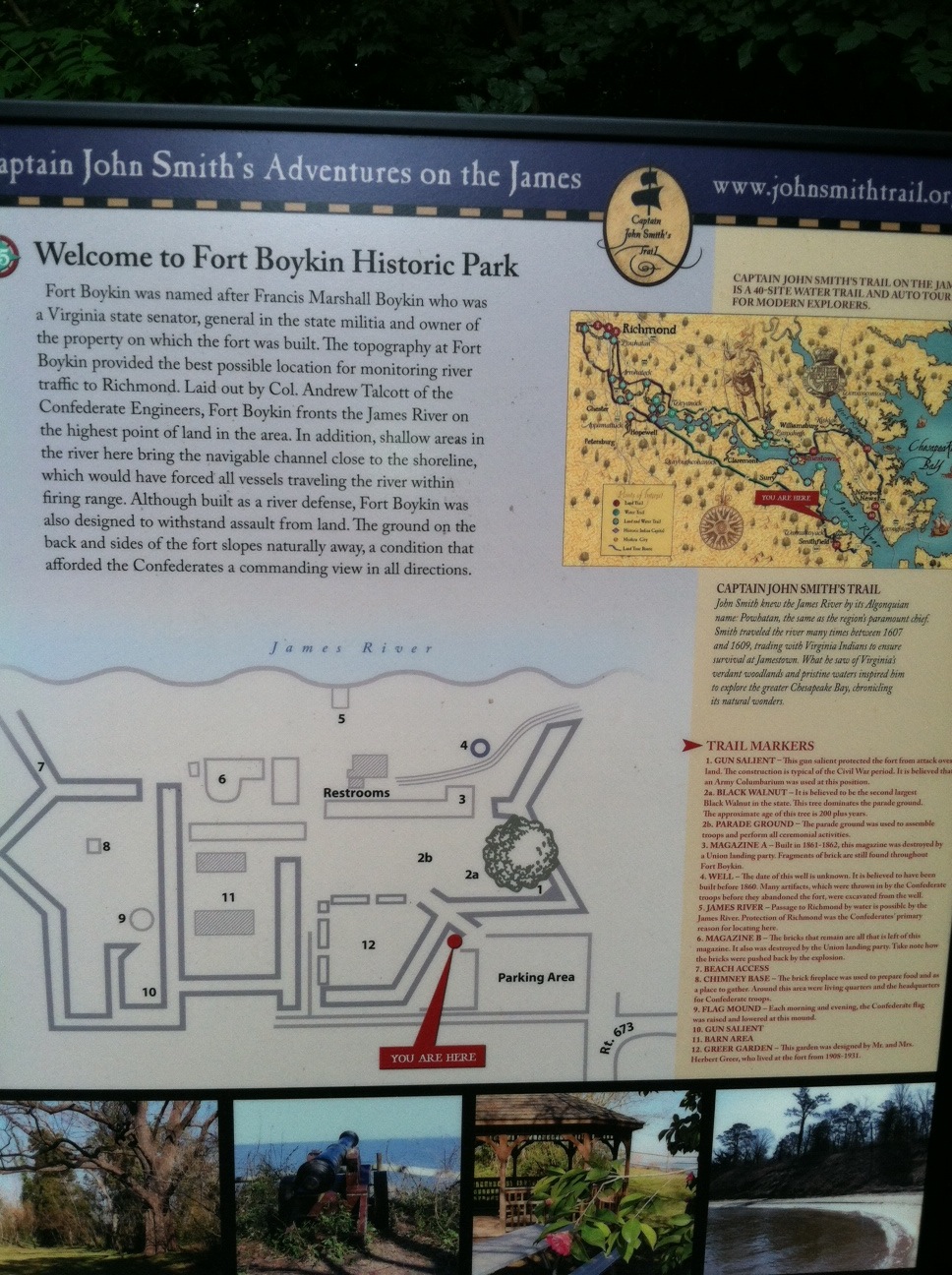 Pawstcards from Hampton Roads: Fort Boykin Park, Smithfield, VA