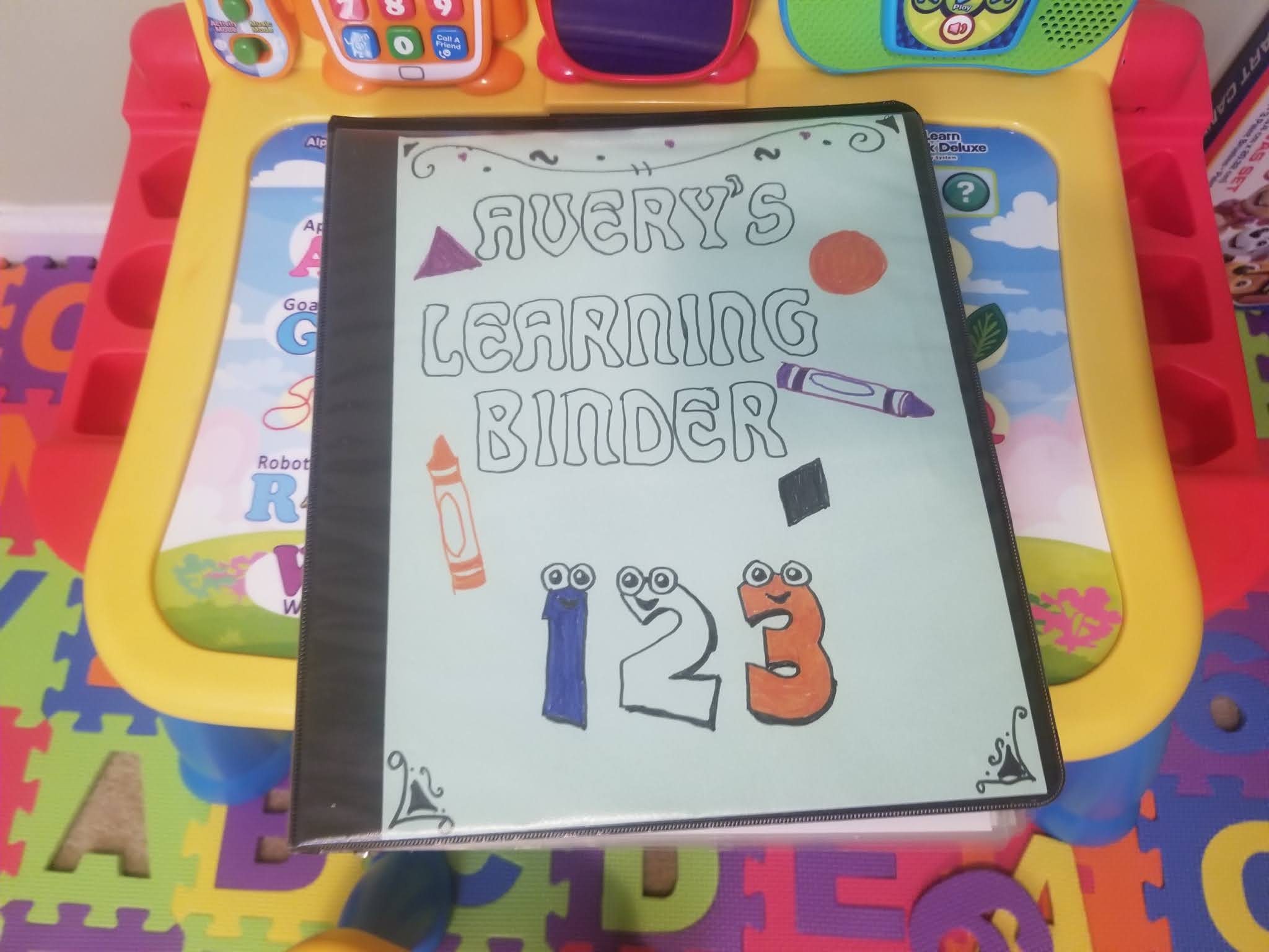 Toddler Learning Binder