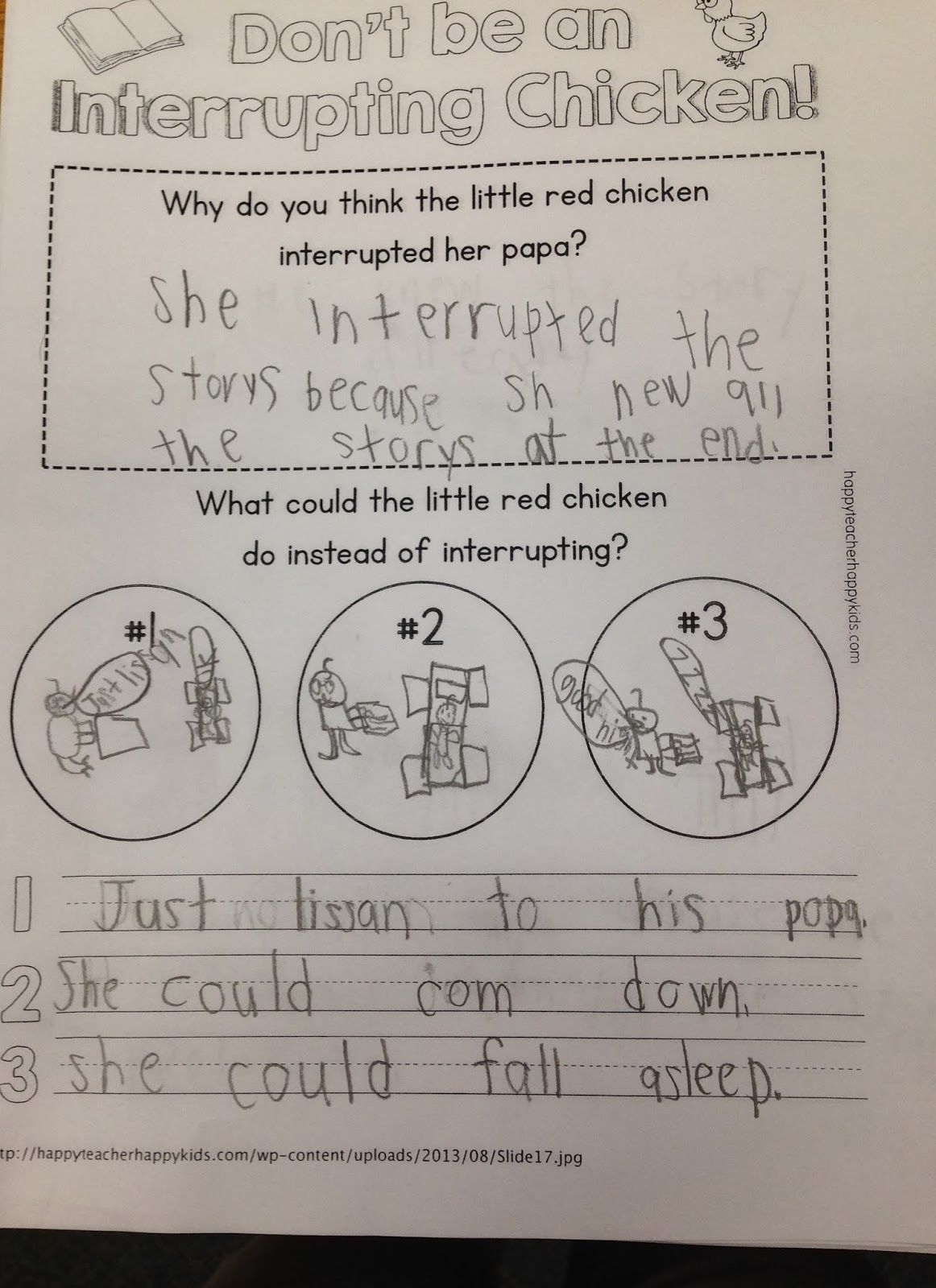 Westhampton Beach Elementary School Library: Don't Be an Interrupting ...