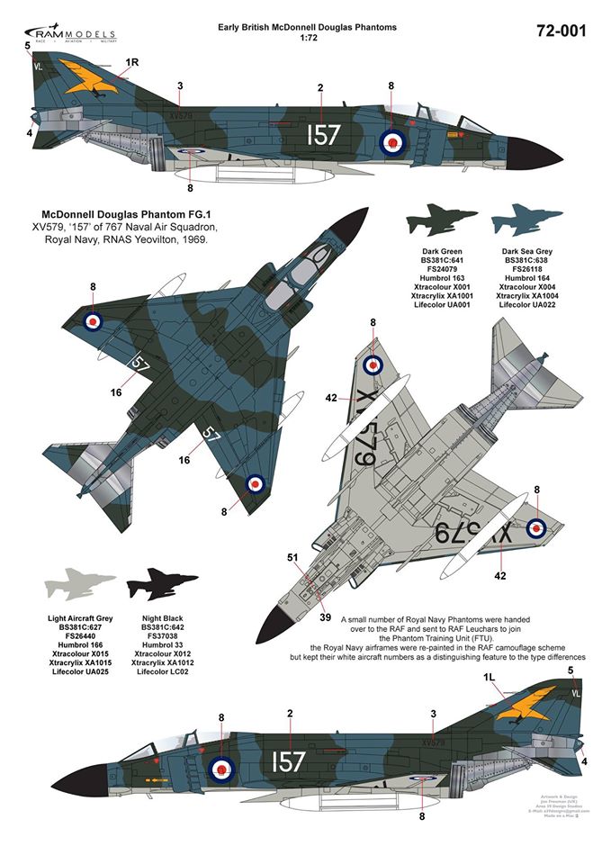 FalkeEins - My Modelling Blog: British RAF & Royal Navy F-4 Phantoms ...
