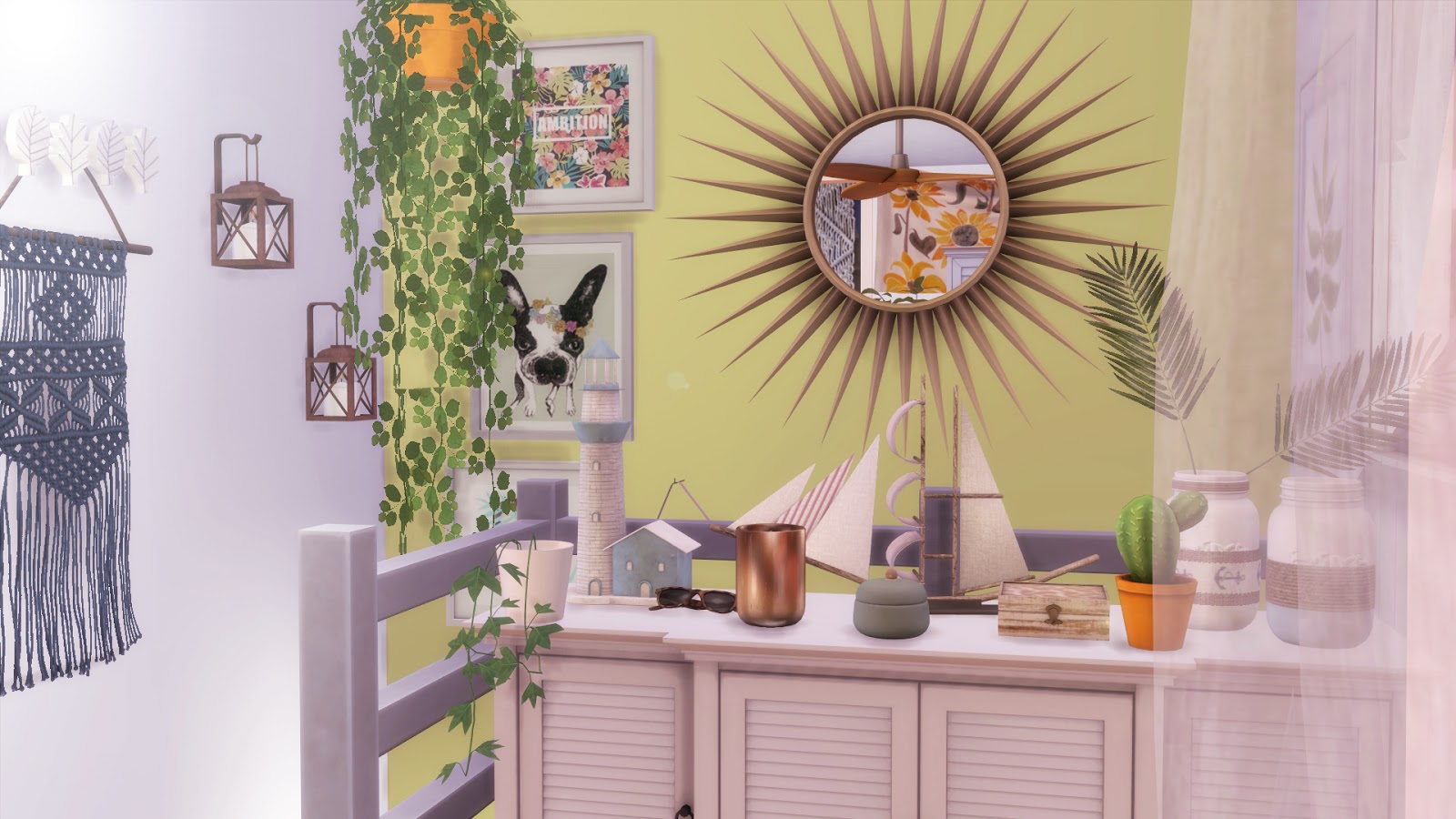 SIMS 4 | SURF STYLE DECOR | BEACH HOUSE | CASA DE PRAIA | DL + CC ...