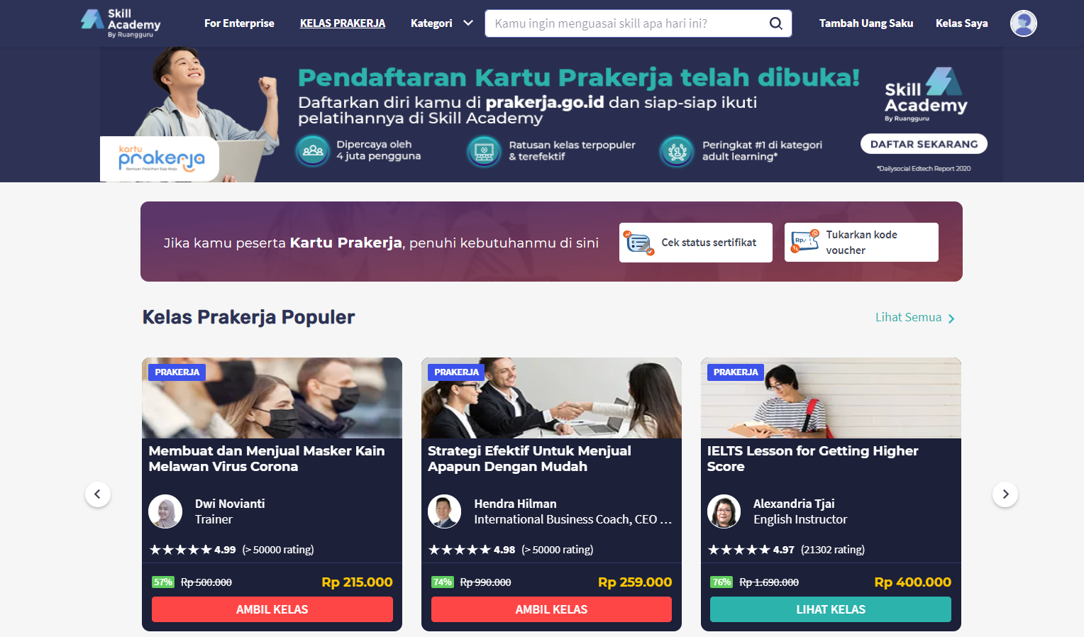 √ Mempersiapkan Berkarir dengan Kelas Pilihan di Skill Academy untuk ...