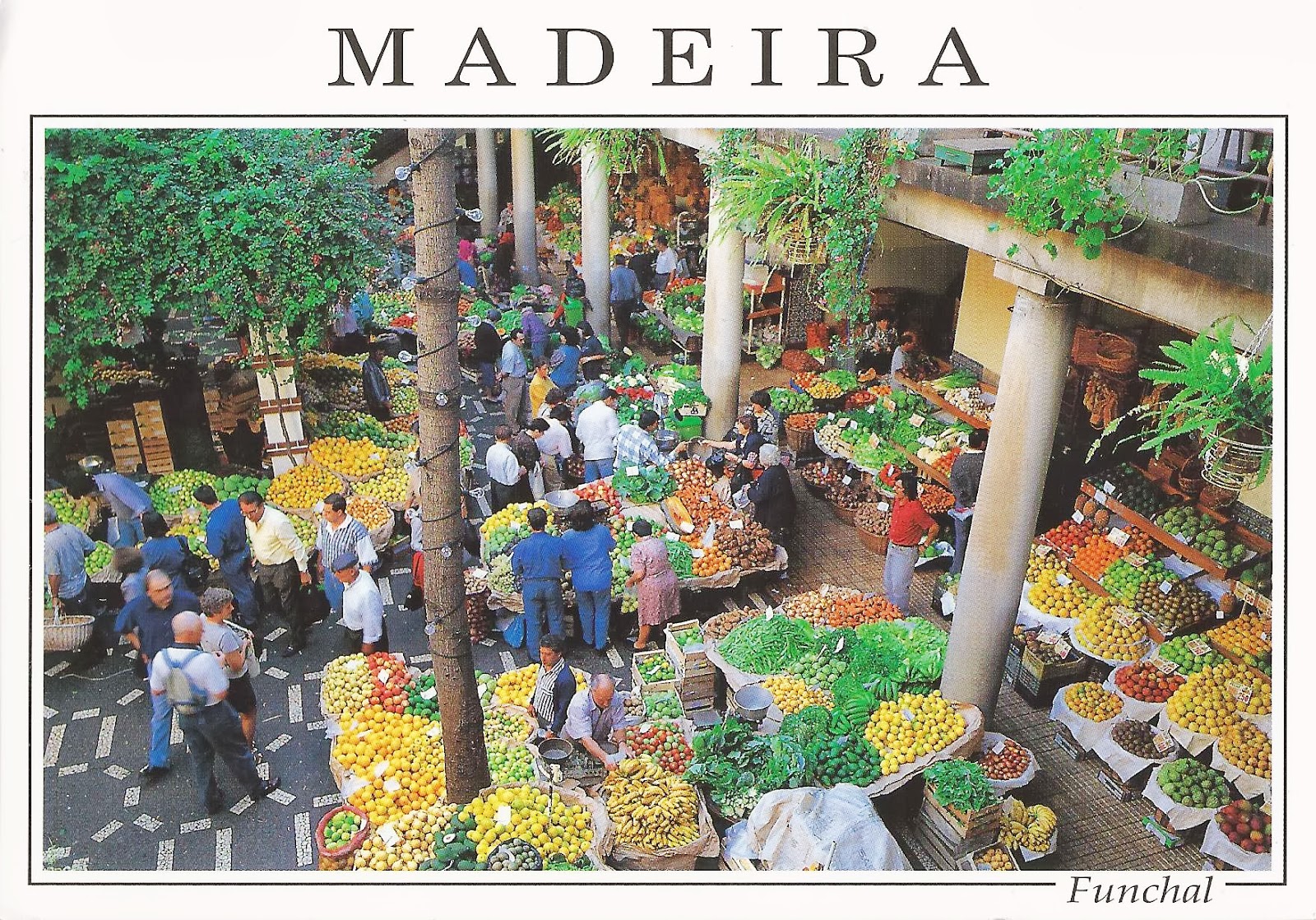 A Journey of Postcards: A market in Funchal, Madeira