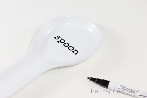 Decorate your own spoon rest - Monthly DIY Challenge | The Inspired Hive