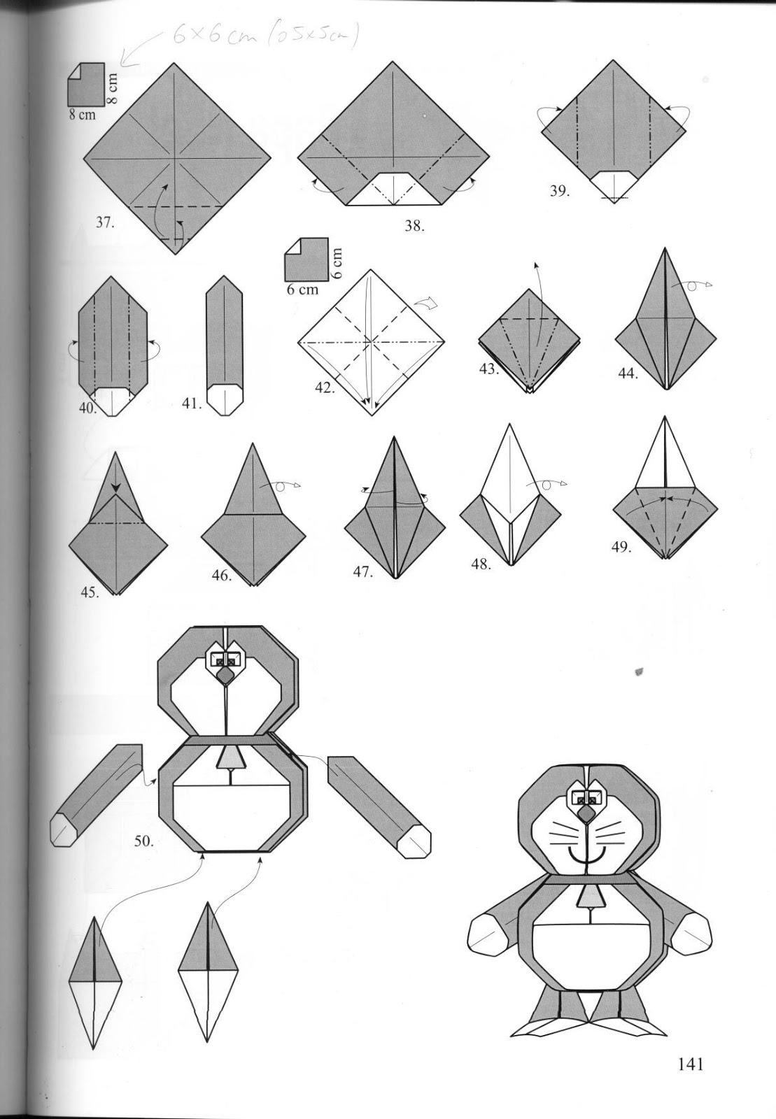 Origami Cartoon 4 Original - Ruby Book Origami