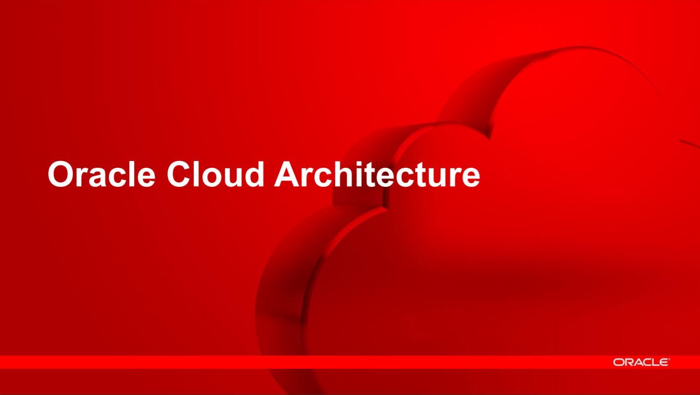 Oracle Cloud GEN2 Blog: OCGEN2