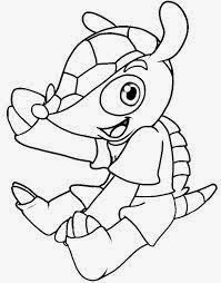 Fuleco para colorir ~ Atividades