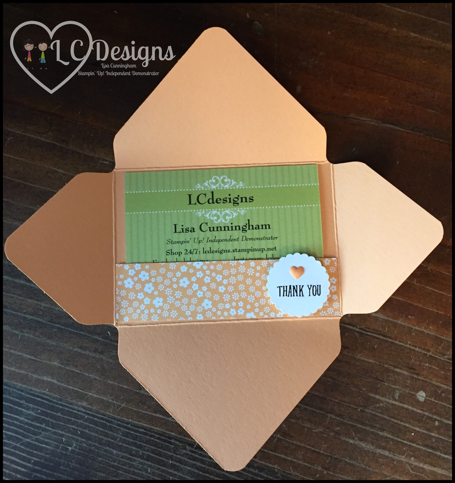 LCDesigns: Peekaboo Peach In Color